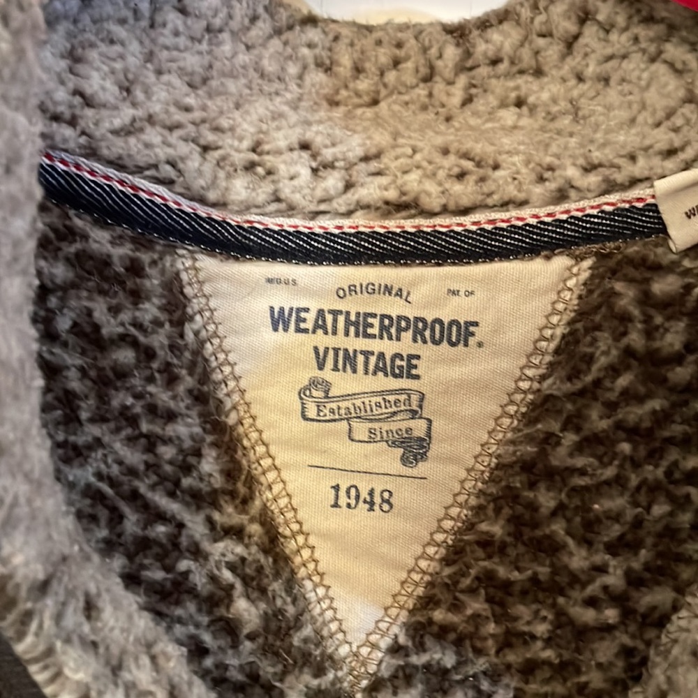 Men’s Original Weatherproof Vintage Sherpa Pullover Q… - Gem